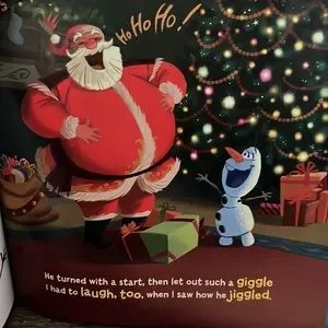 Disney | Toys | Disney Olafs Night Before Christmas Book With Cd | Poshmark